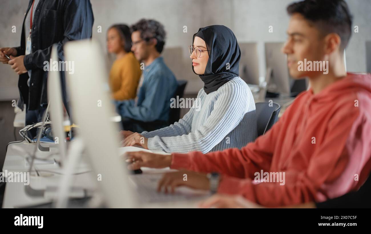 Female muslim college student on hi-res stock photography and images ...