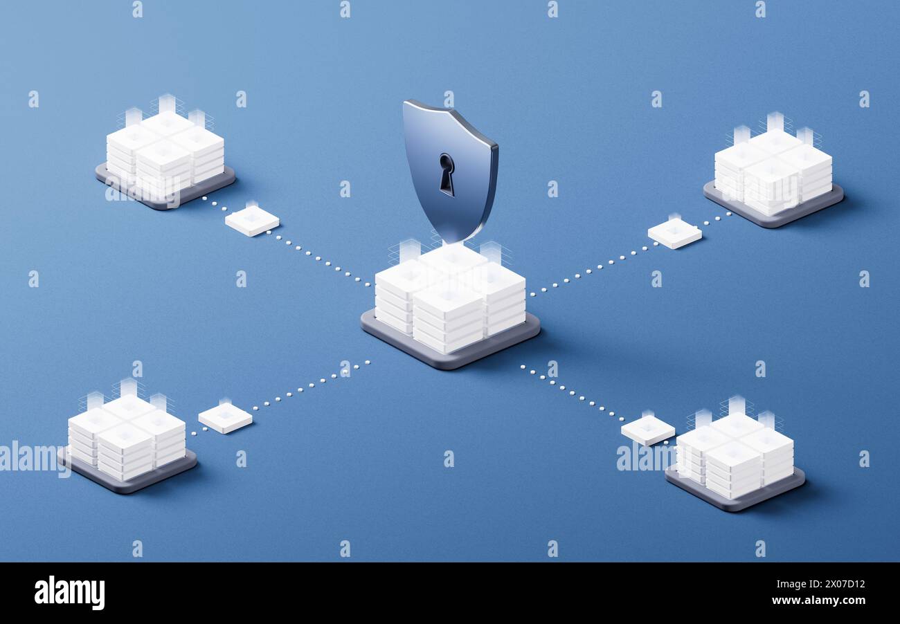 Server data center shield hi-res stock photography and images - Alamy