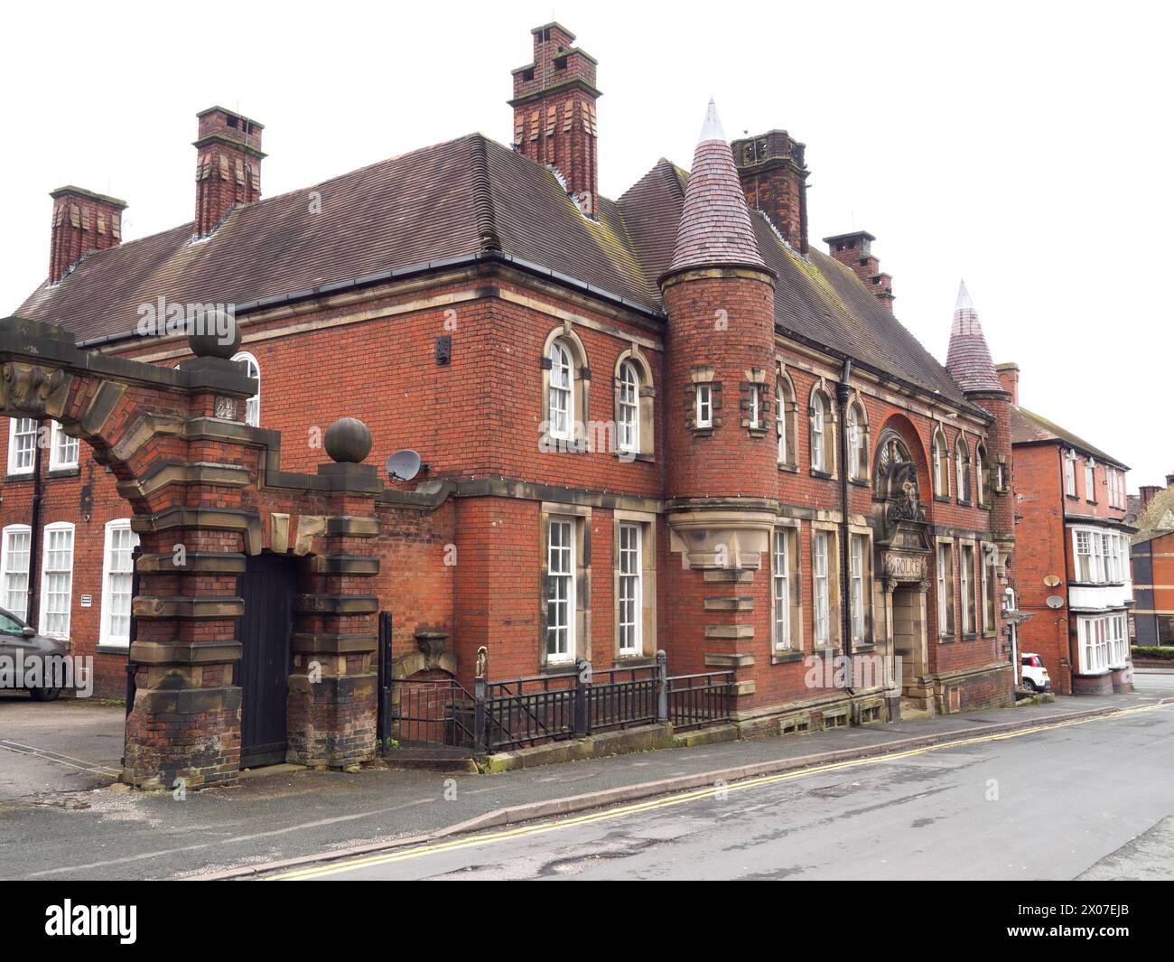 The former County Police Station in Leek North Staffordshire Stock ...