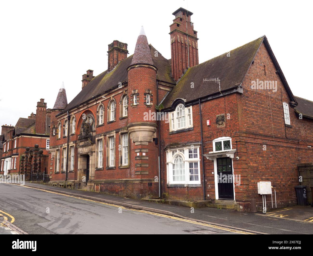The former County Police Station in Leek North Staffordshire Stock ...