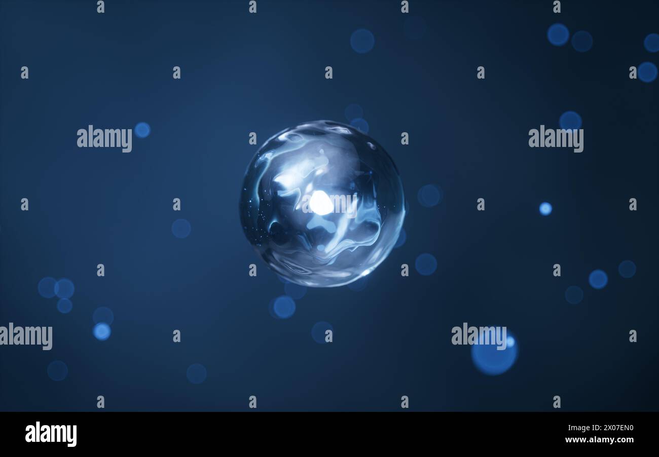 Physics quantum and scientific background, 3d rendering. 3D ...