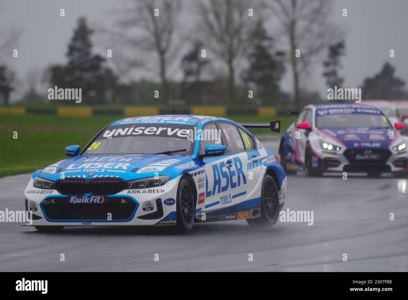 Dalton on Tees, 10 April 2024. Jake Hill driving a BMW 330e M Sport for ...