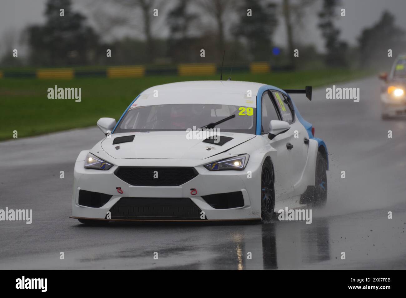 Dalton on Tees, 10 April 2024. Scott Sumpton driving a Cupra Leon for ...