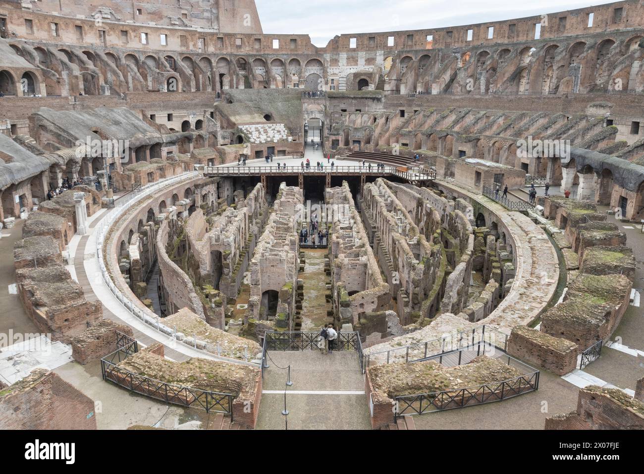 Roman colosseum landmark. Amphitheater arena. Rome historic building ...