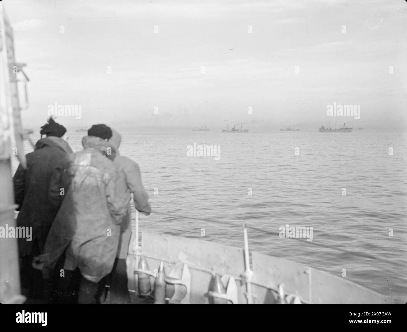 ON BOARD HMS ASHANTI ESCORTING A CONVOY TO RUSSIA. MARCH 1942, IN THE ...