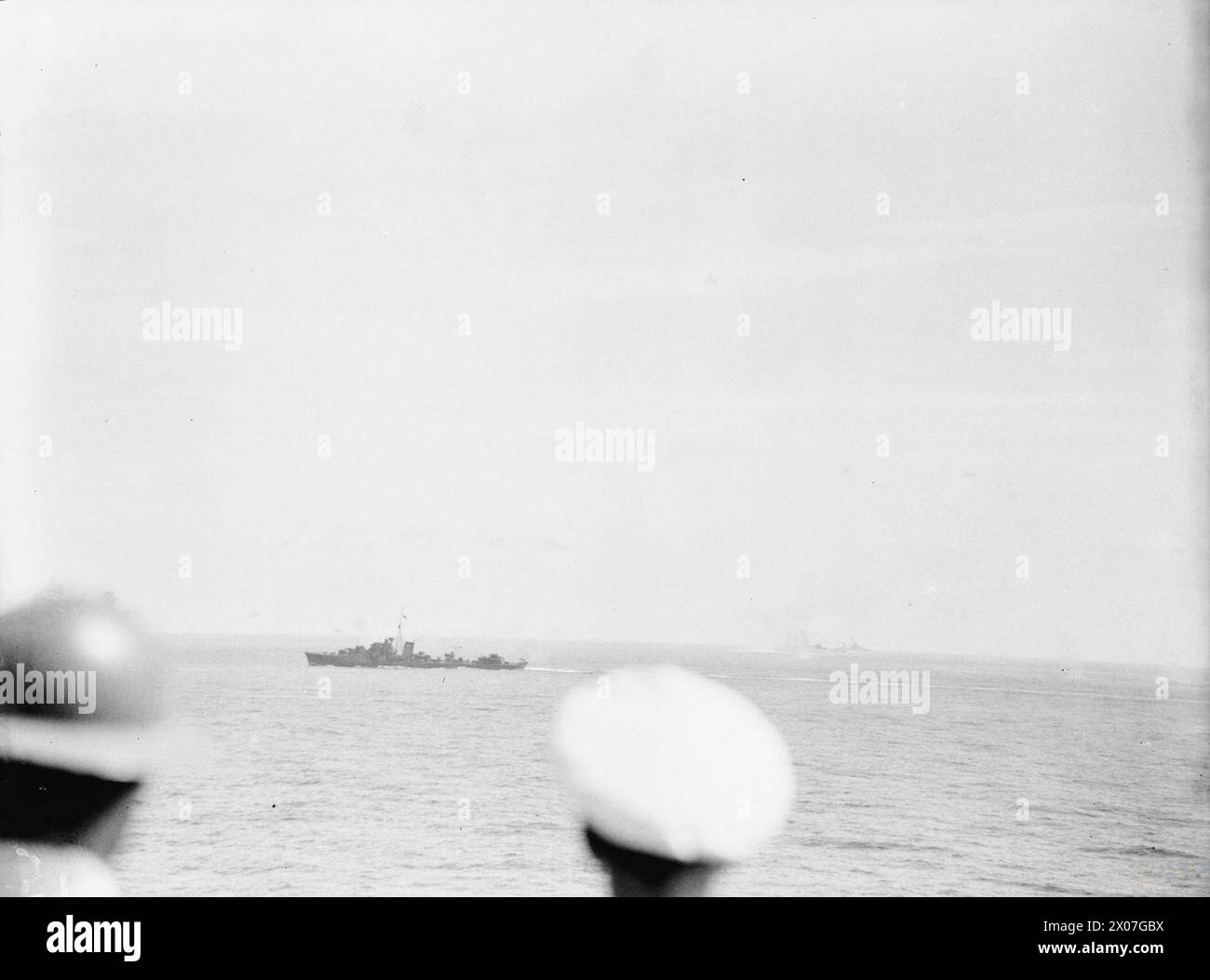 BRITISH NAVAL ESCORT AND CONVOY IN MEDITERRANEAN, SEPTEMBER 1941, ON ...