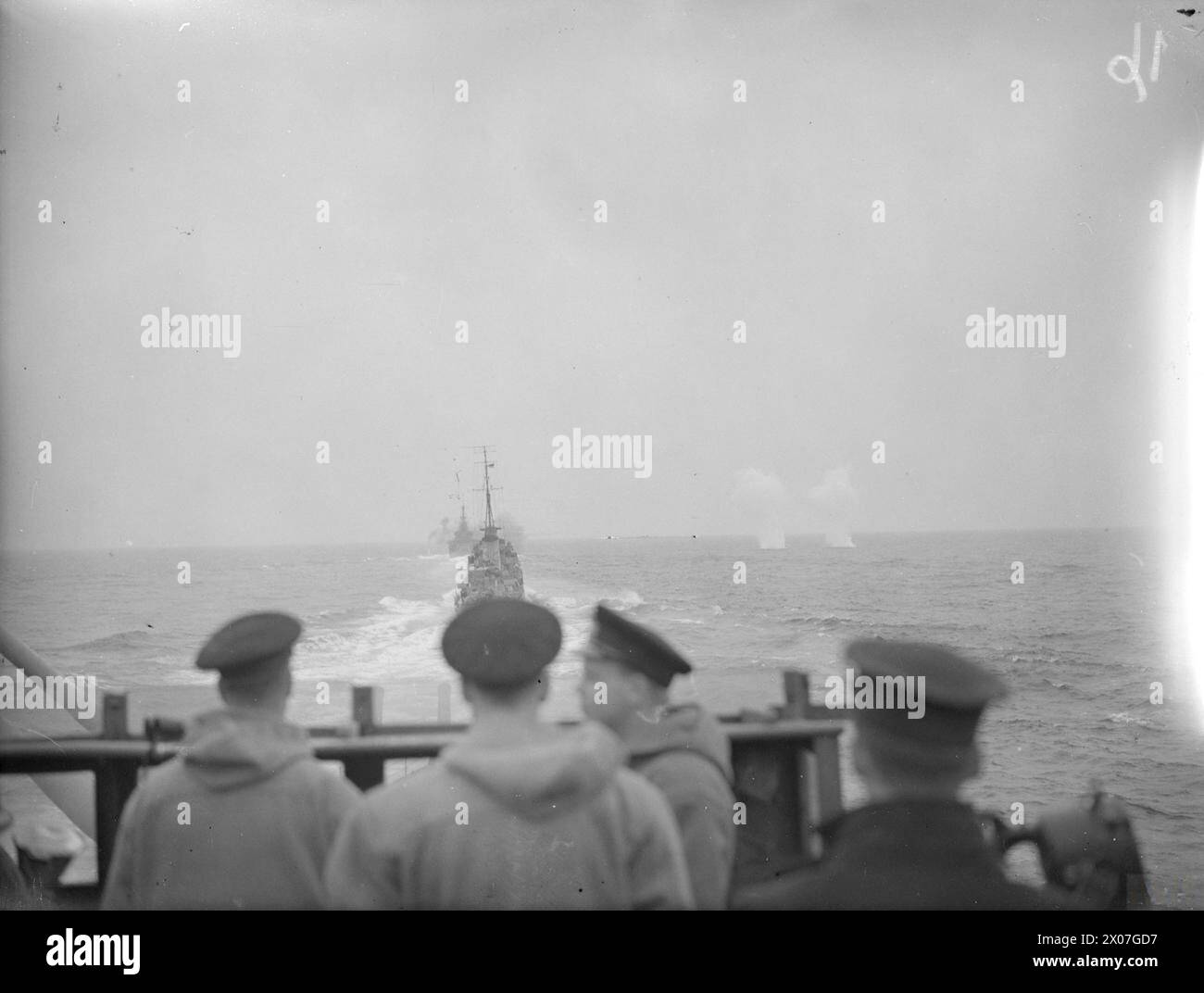 HMS EXETER UNDERGOES TRIALS. MARCH 1941, ON BOARD THE DESTROYER HMS ...