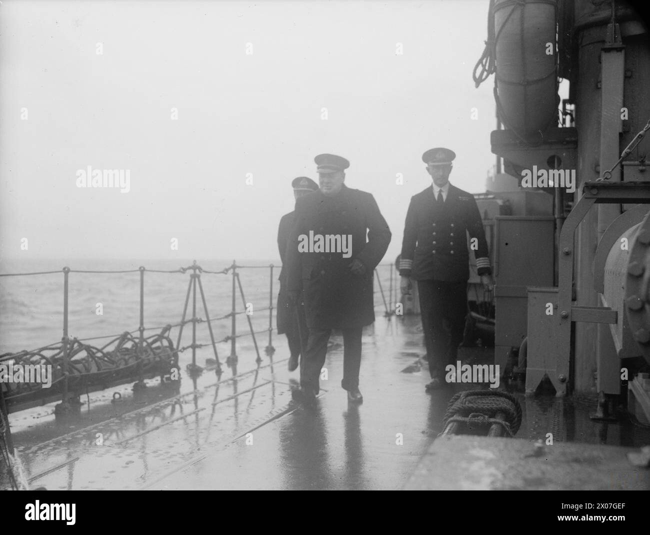 THE PRIME MINISTER'S VISIT TO PRESIDENT ROOSEVELT. 4 AUGUST 1941, ON ...