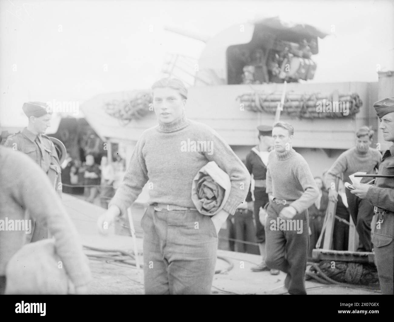 RECORD U-BOAT HUNTERS GET THREE MORE. 13 AUGUST 1944, LIVERPOOL. RETURN ...