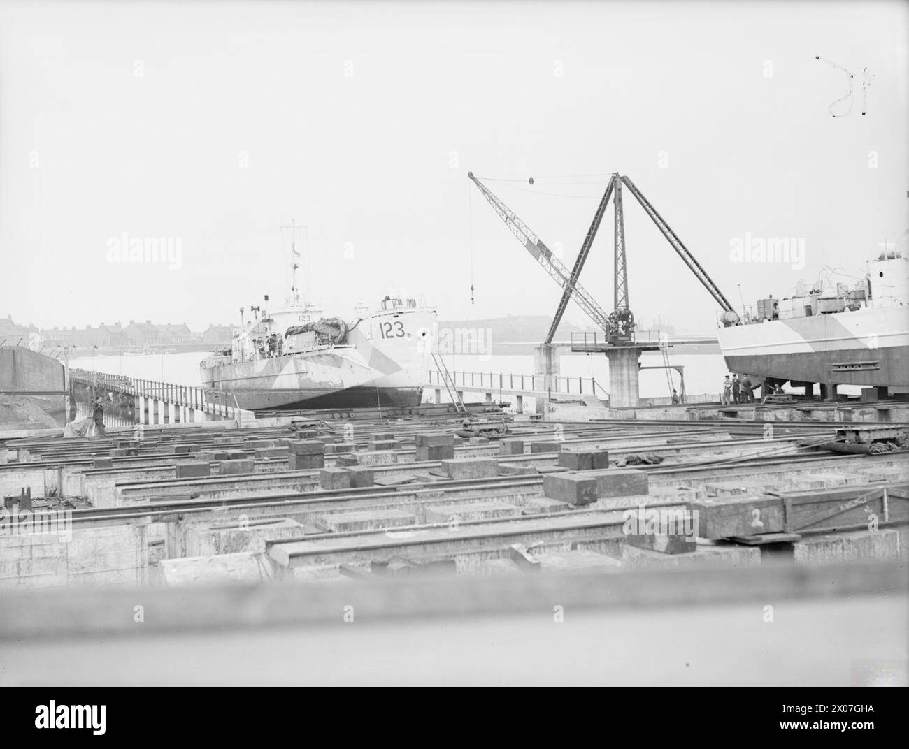 COMBINED OPERATION BASES IN SCOTLAND. JULY 1945, VARIOUS COMBINED ...