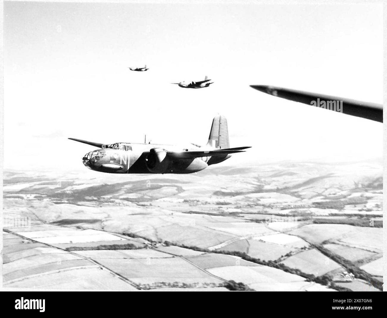 BOSTON Mark III - Original wartime caption: 2 x 1600 hp Wright Cyclone GR-2600-A5B engines ...