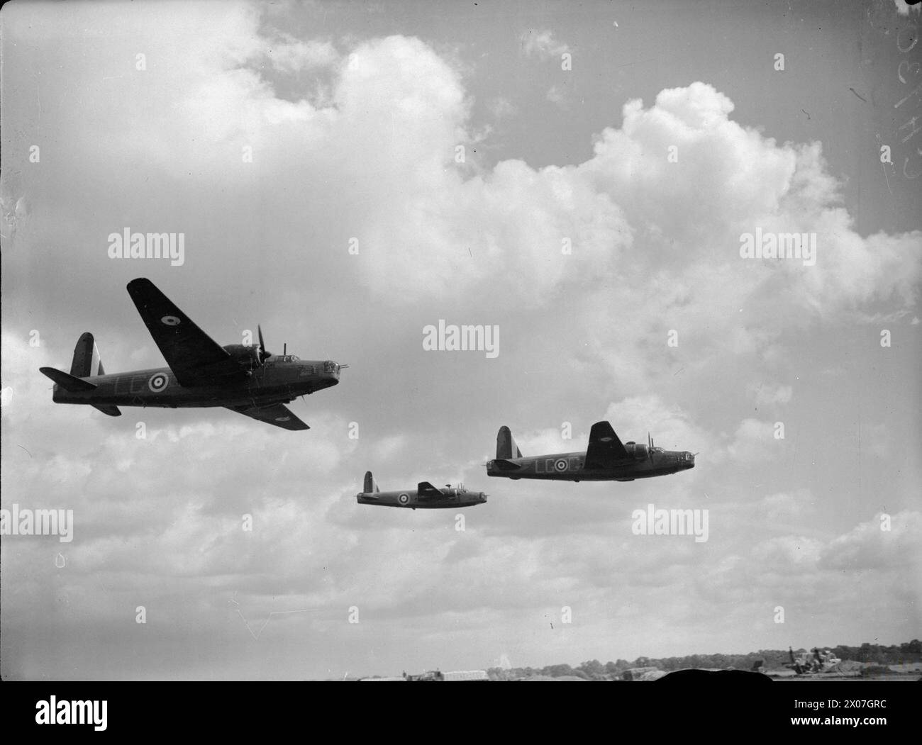 ROYAL AIR FORCE BOMBER COMMAND, 1939-1941. - Three Vickers Wellington ...