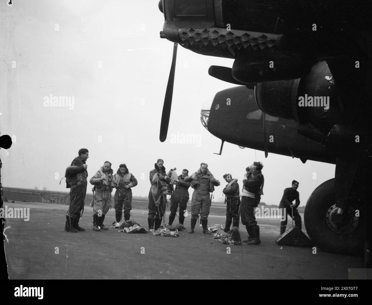 E FOR EDWARD GOES TO STUTTGART - Original wartime caption: Picture ...