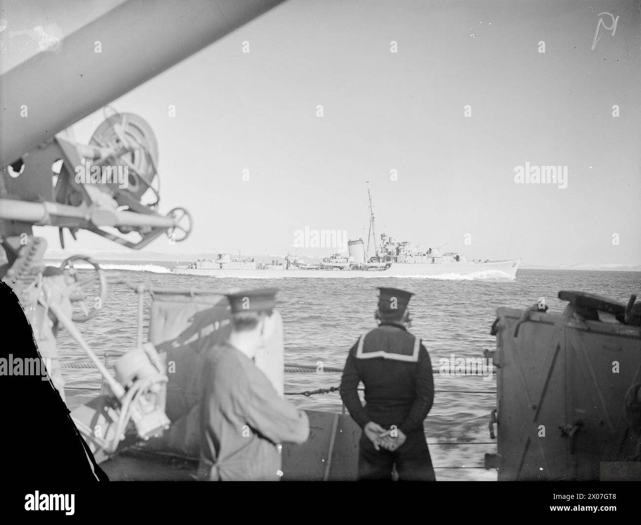 HMS Kelly, returning from repairs in 1941, leads the Fifth Destroyer ...