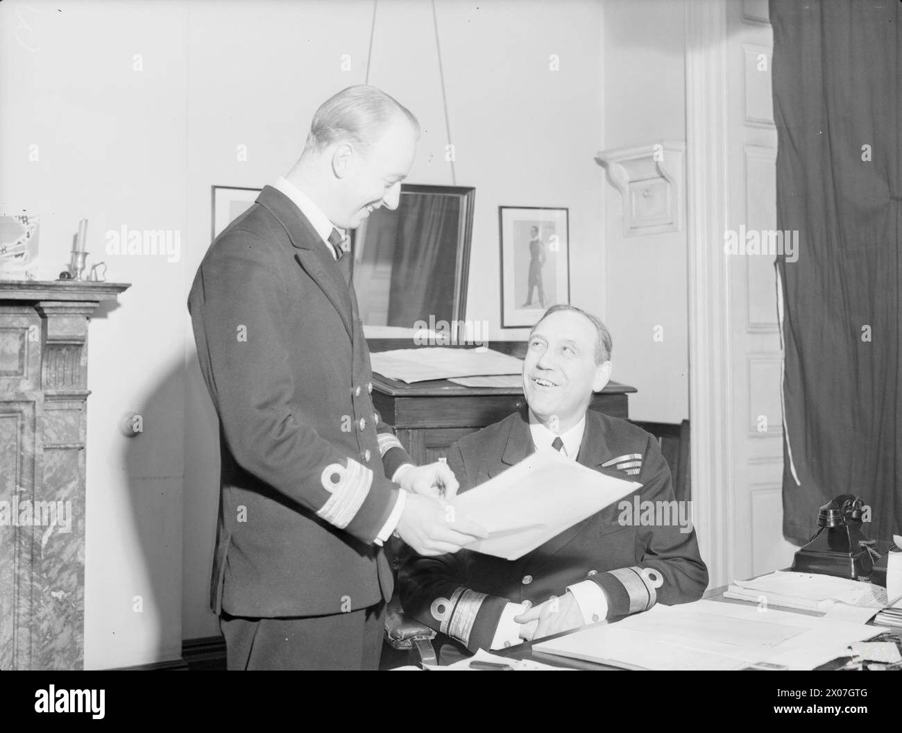 REAR ADMIRAL DALRYMPLE-HAMILTON, CB, NAVAL SECRETARY TO THE FIRST LORD ...