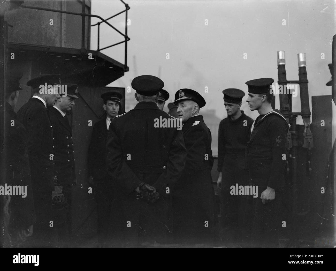 VISIT OF REAR ADMIRAL R R MCGRIGOR, ASSISTANT CHIEF OF NAVAL STAFF (W ...