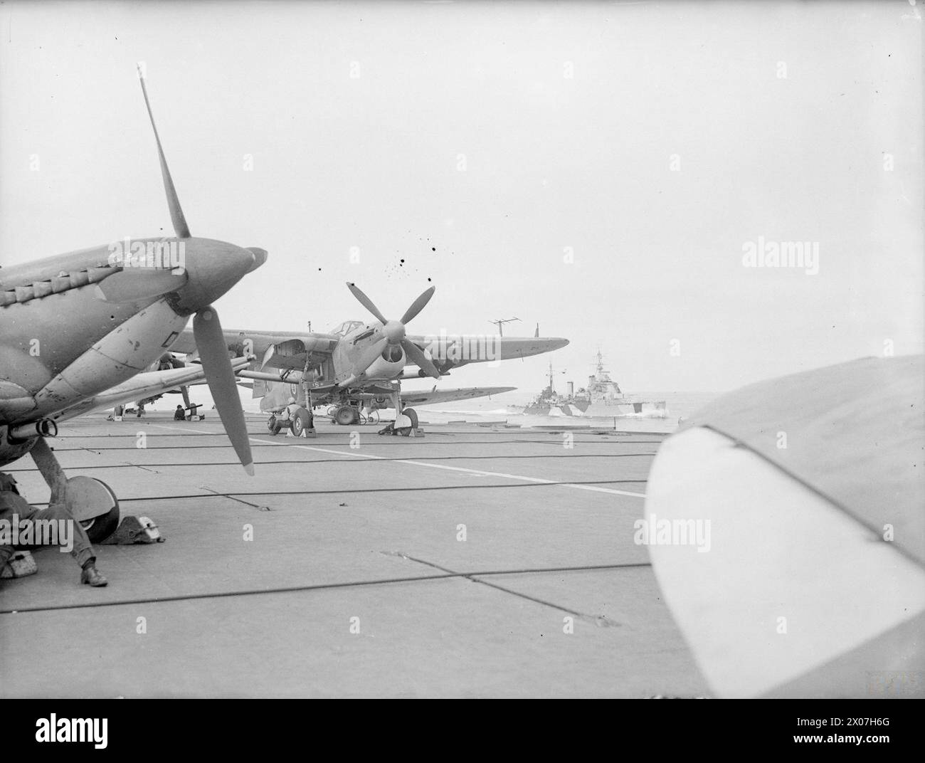 Hms indefatigable aircraft carrier hi-res stock photography and images ...