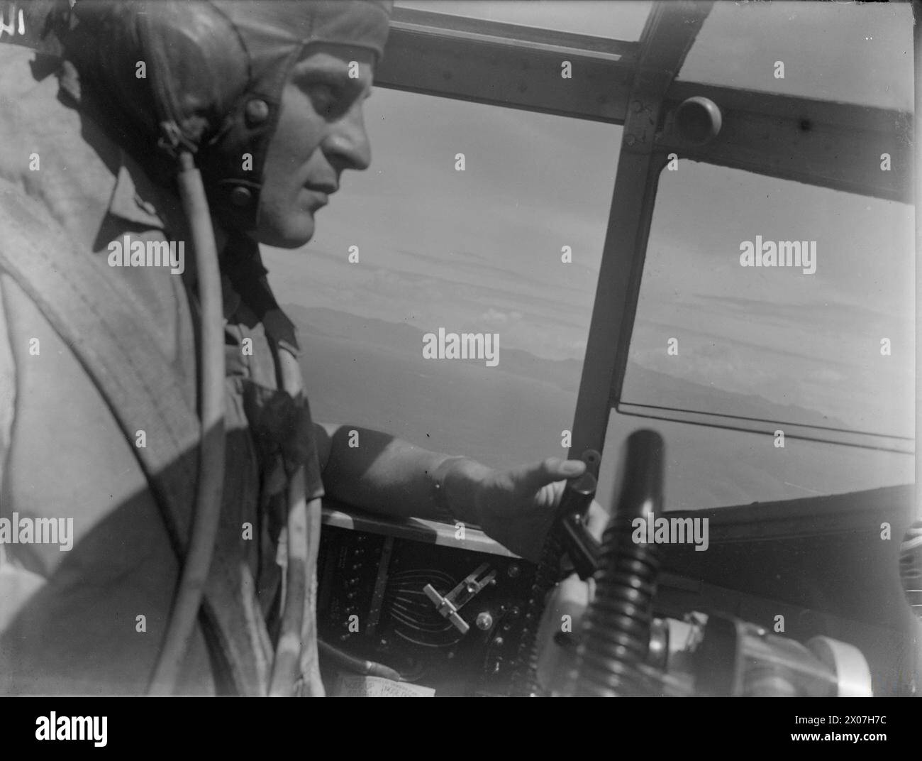 AN ANTI-SUBMARINE PATROL IN THE SEYCHELLES. 28 JUNE 1942. - The Fleet Air Arm pilot at the ...