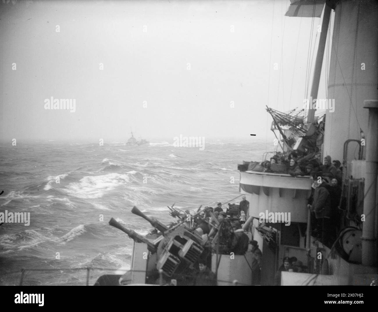 BRITISH CONVOY TO RUSSIA. 4 FEBRUARY TO 2 MARCH 1945. ON BOARD THE ...
