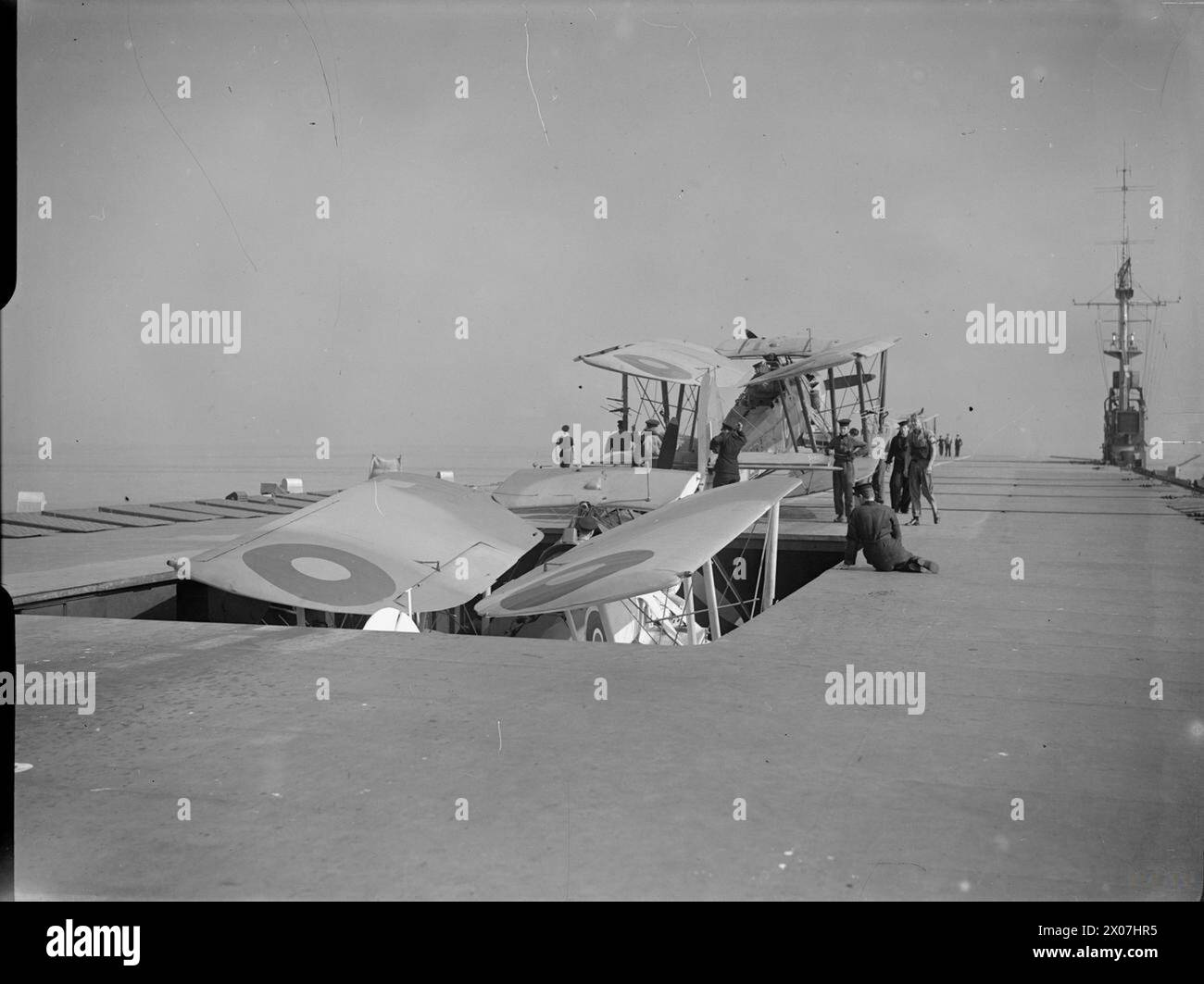 THE ROYAL NAVY DURING THE SECOND WORLD WAR - A Fairey Swordfish of 824 ...