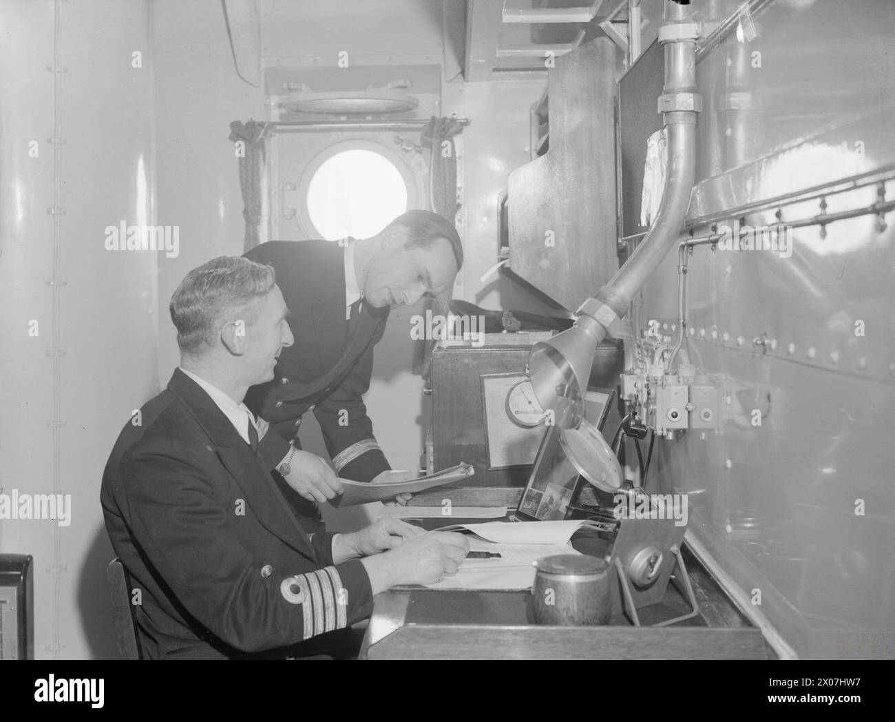 ON BOARD THE BATTLESHIP HMS KING GEORGE V. MARCH 1941. - Captain W R ...
