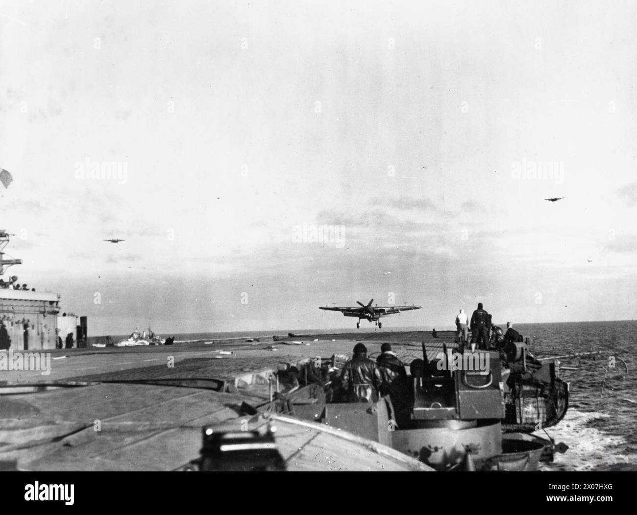 During Operation Tungsten (March–April 1944), a Barracuda dive bomber ...