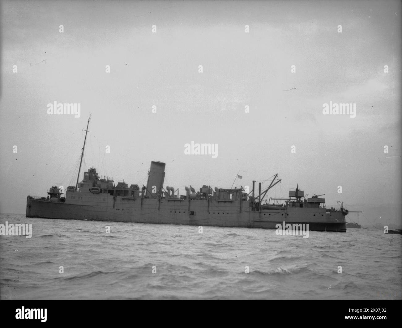 THE ROYAL NAVY DURING THE SECOND WORLD WAR - HMS BRIGADIER in coastal ...