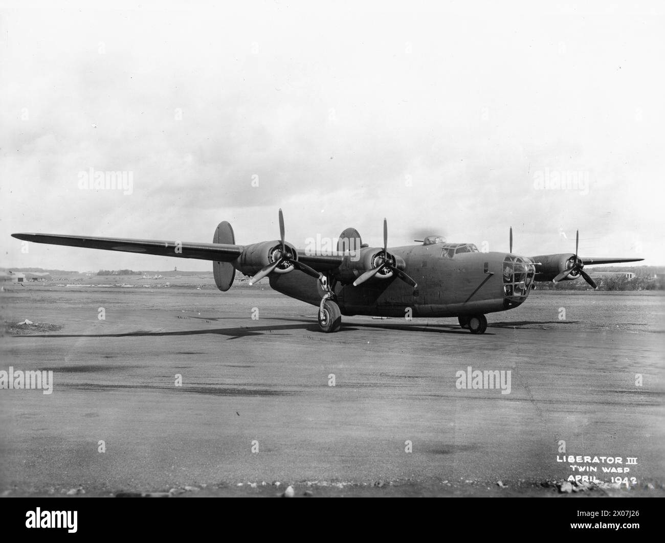 Consolidated Liberator Mark III LV337 is on the ground at Scottish ...