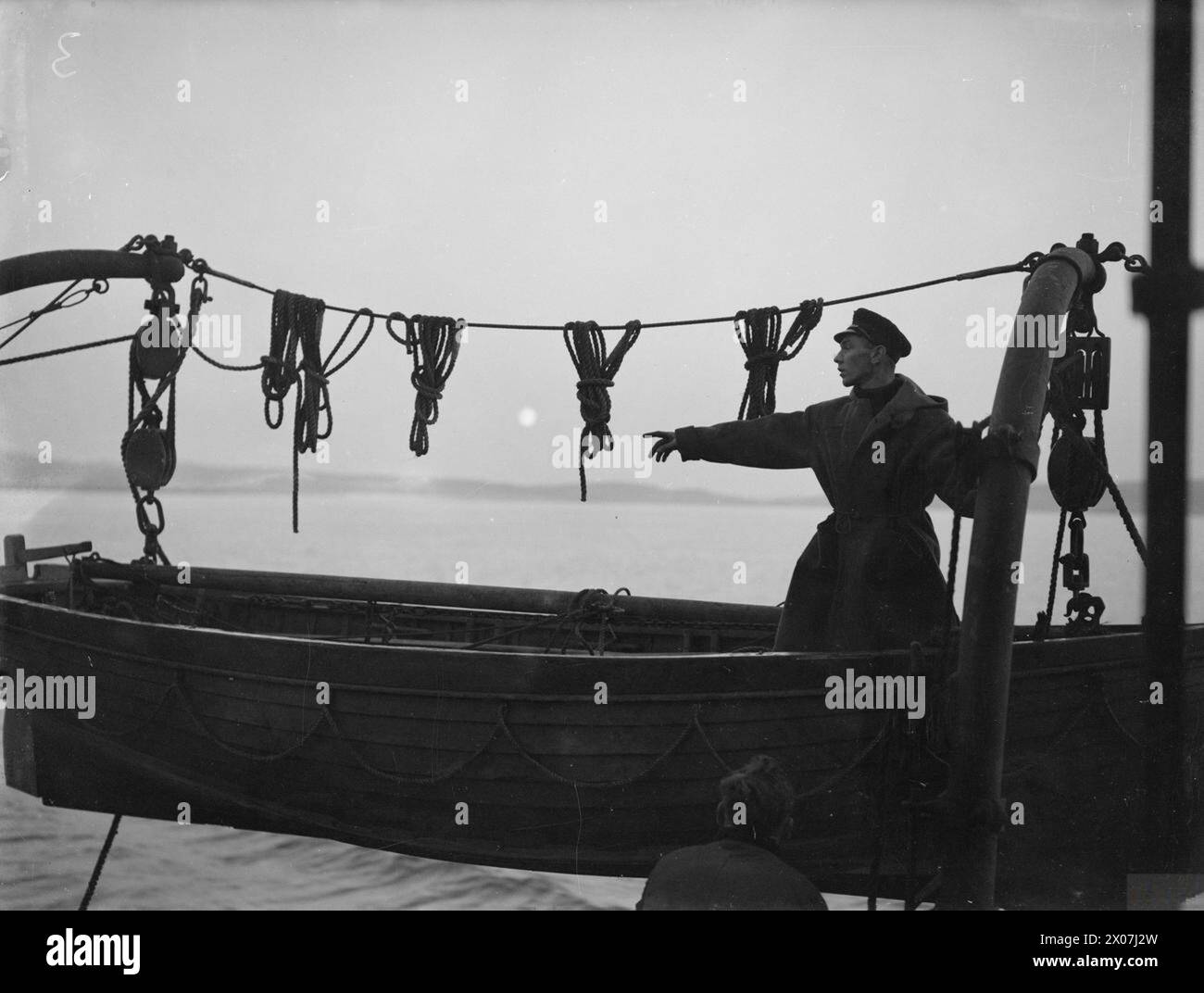 WITH A TRAWLER ON THE NORTHERN PATROL. MAY 1942, ON BOARD HM TRAWLER ...