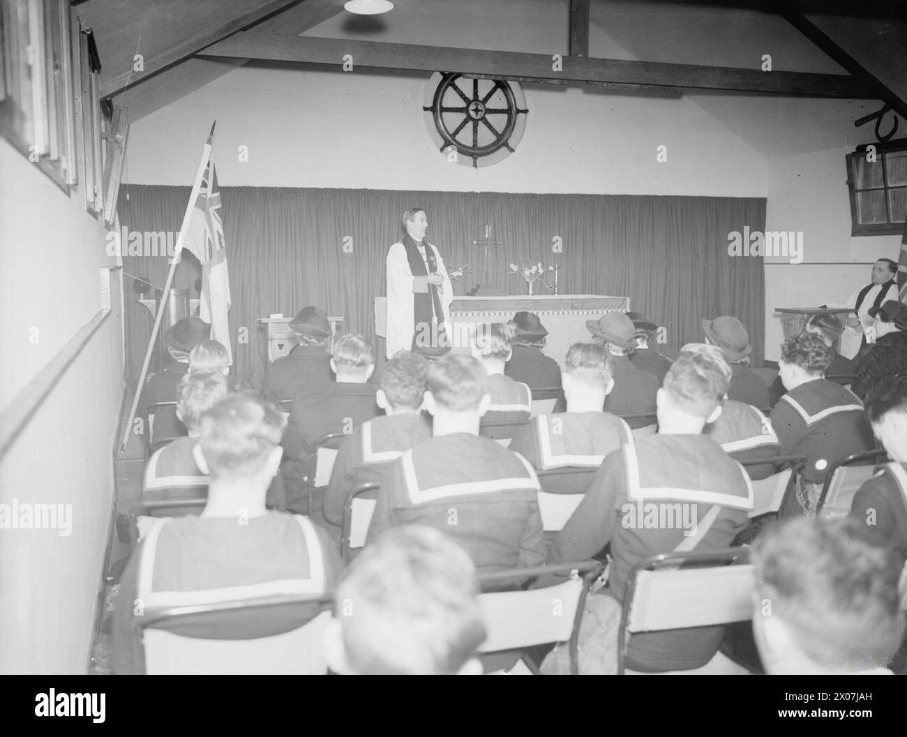 DEDICATION OF ROSYTH DOCKYARD, RN CHAPEL BY ARCH DEACON CRICK, THE ...