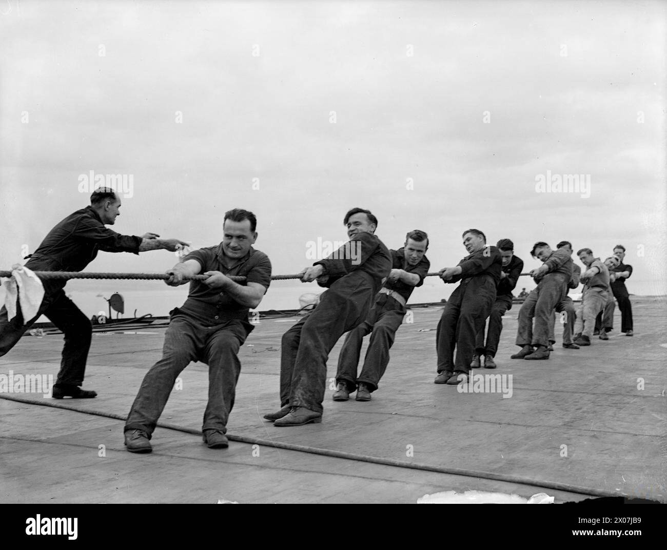 WITH THE PRETORIA CASTLE. 9 SEPTEMBER 1944, ROSYTH, ON BOARD THE ...