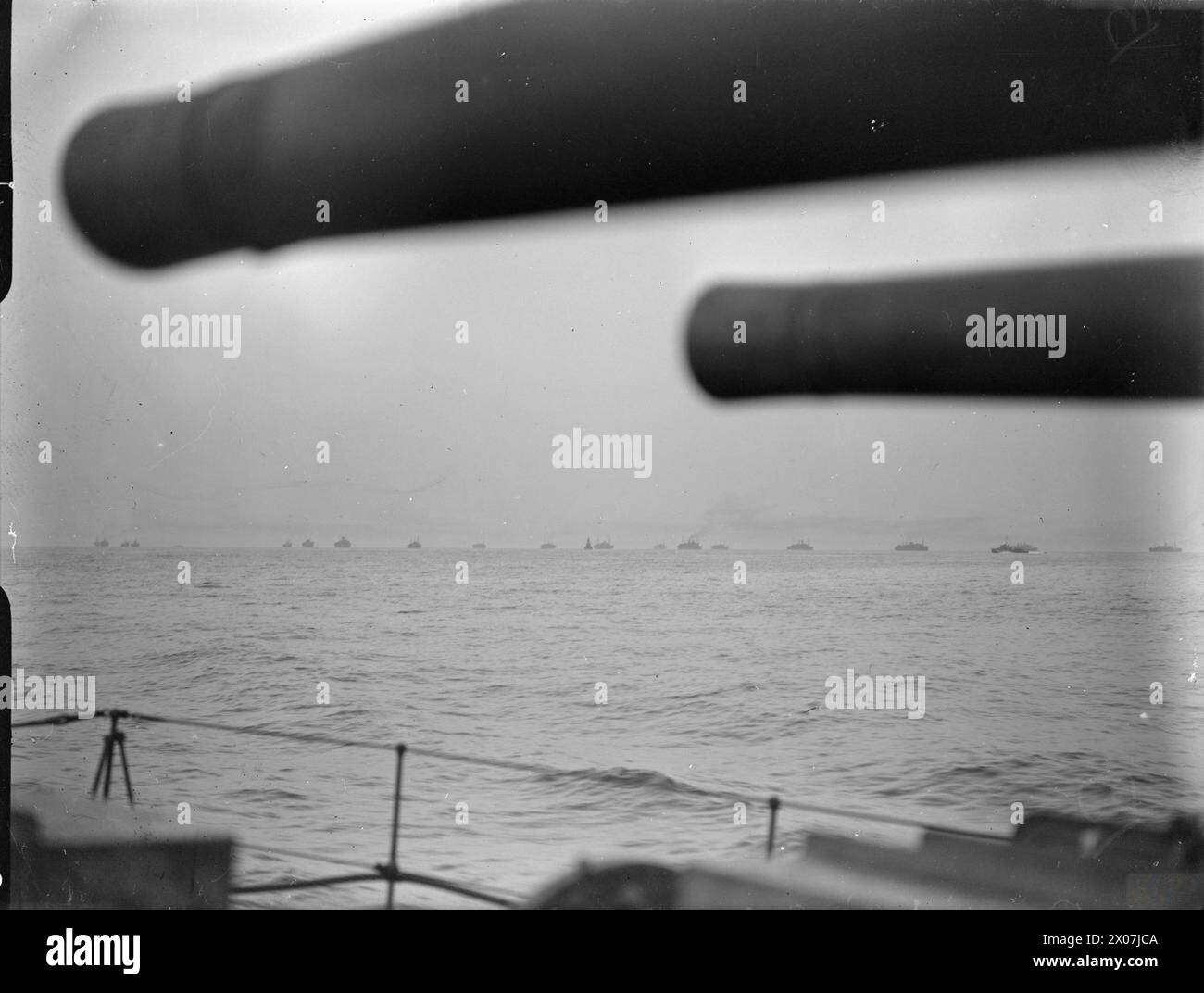 THE ROYAL NAVY DURING THE SECOND WORLD WAR - A late evening picture of ...