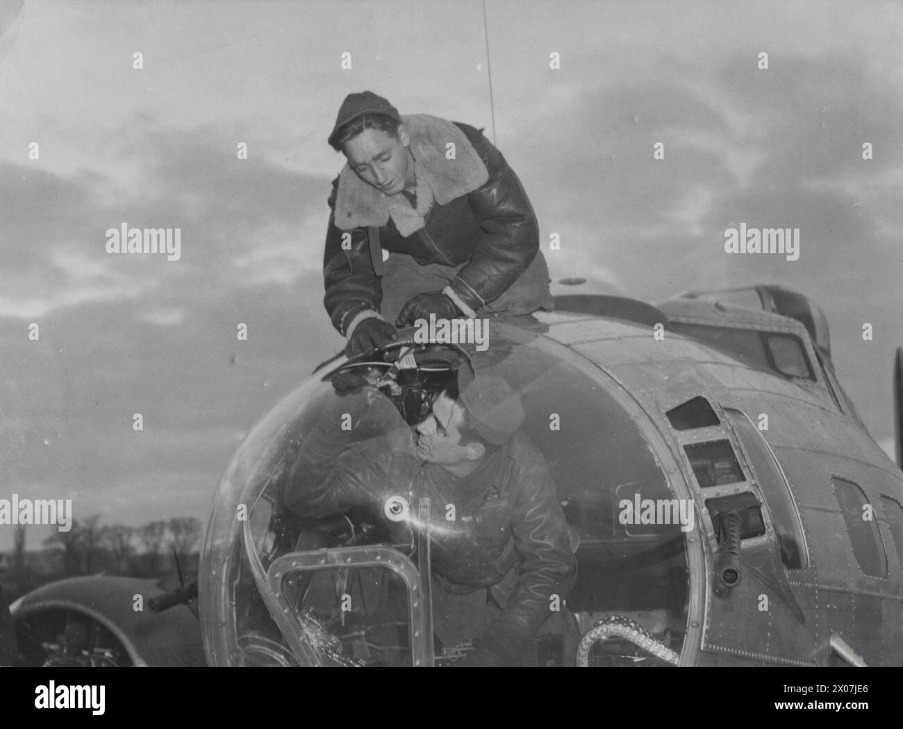 During 1944, Staff Sergeant Elwin Kreps and Technical Sergeant James ...