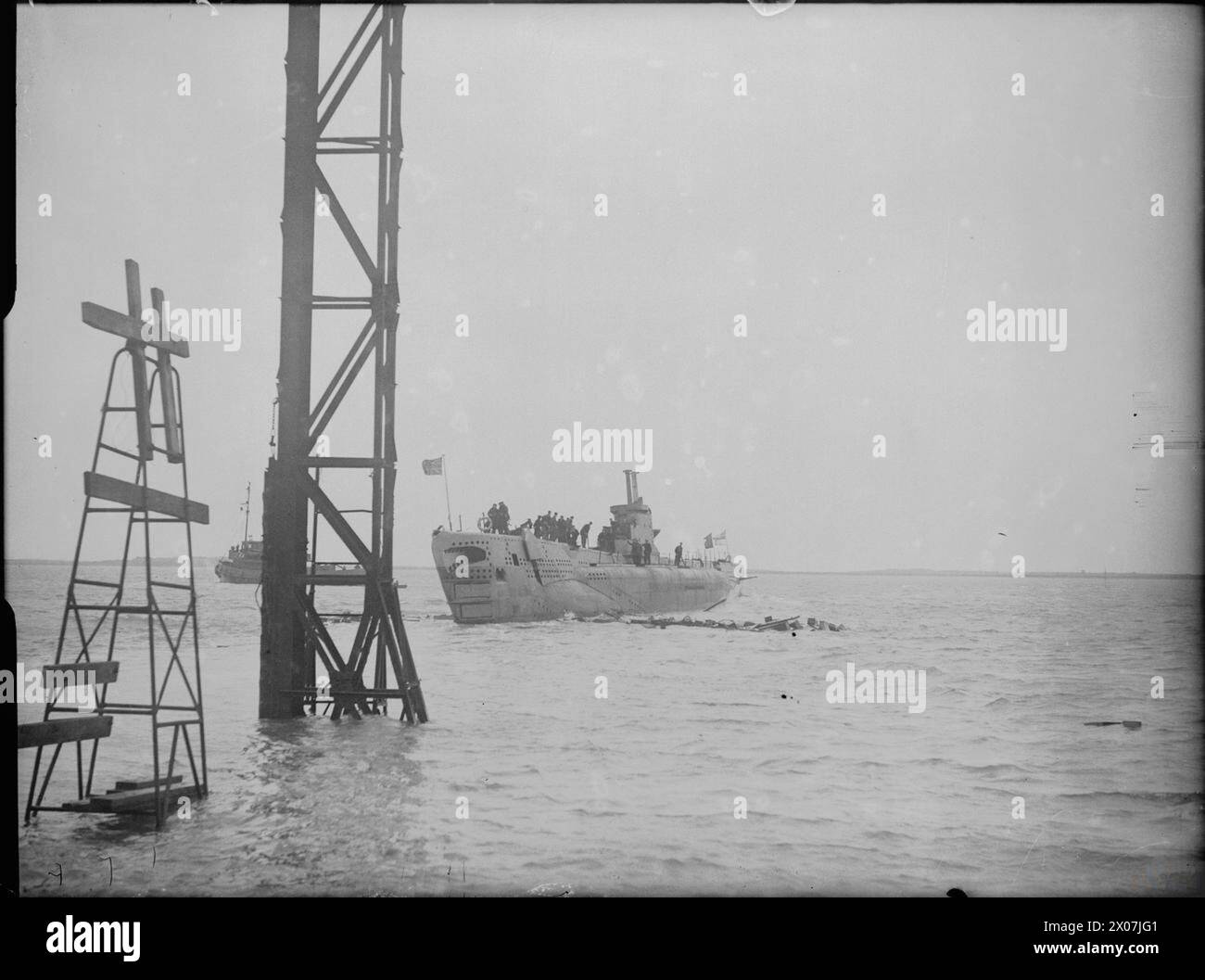 HMS Auriga, a Royal Navy submarine, was launched at Barrow Shipyard by ...