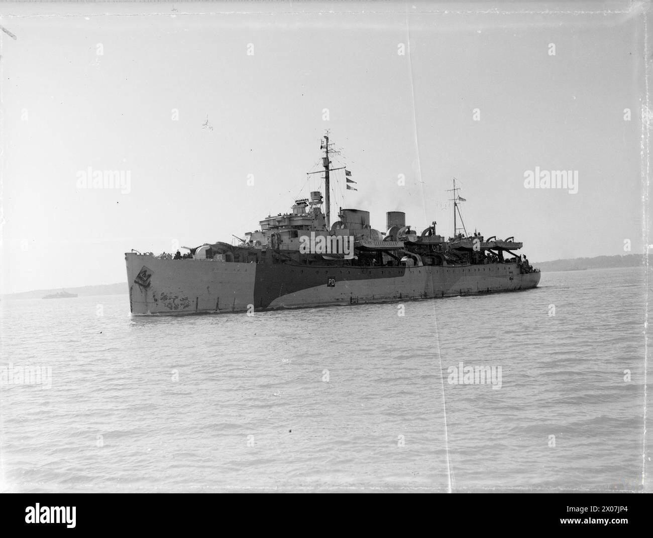 INVASION CRAFT REHEARSAL. 24 TO 28 APRIL 1944, OFF THE ISLE OF WIGHT ...