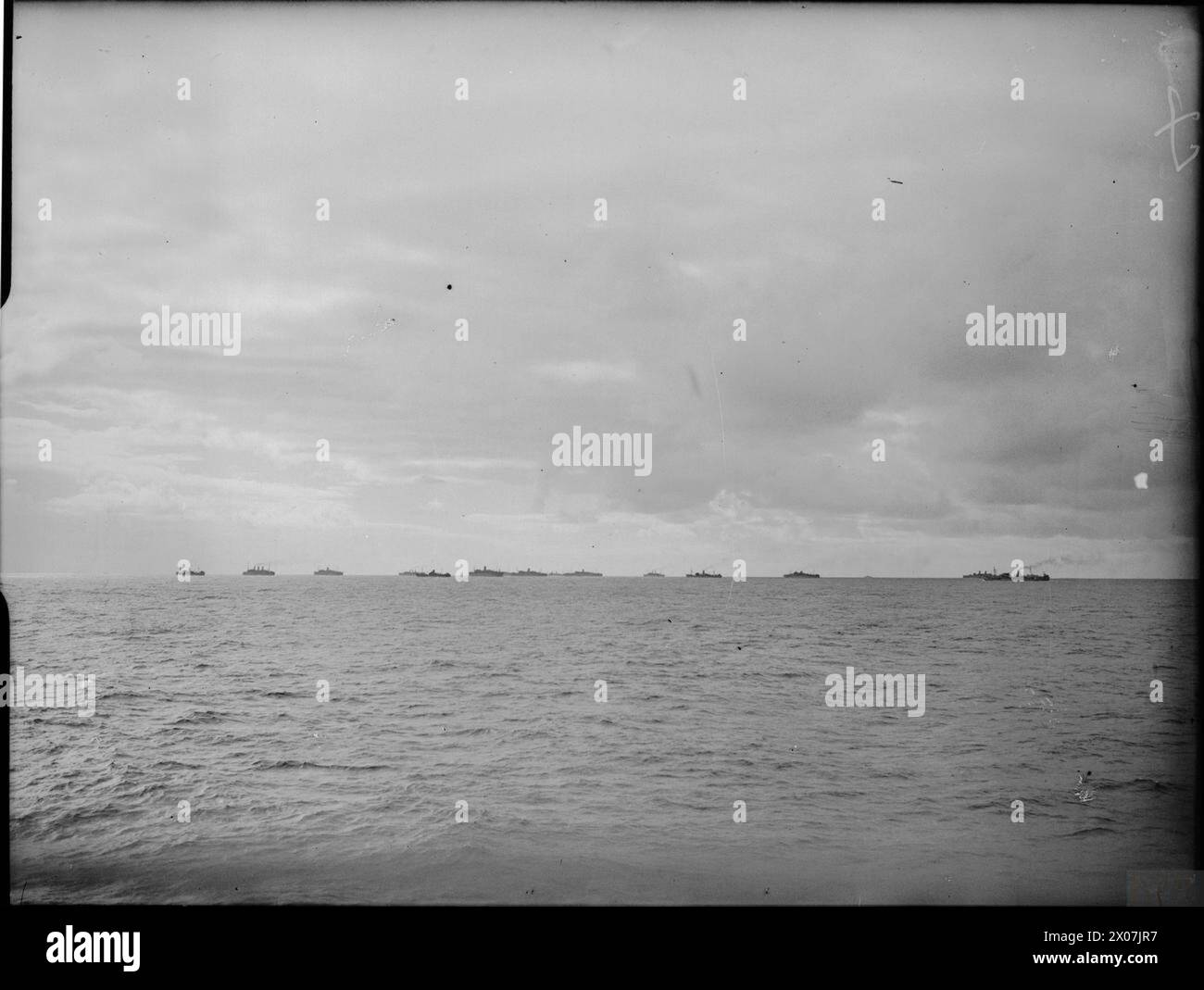 Operation Torch, November 1942: Royal Navy convoy en route for ...