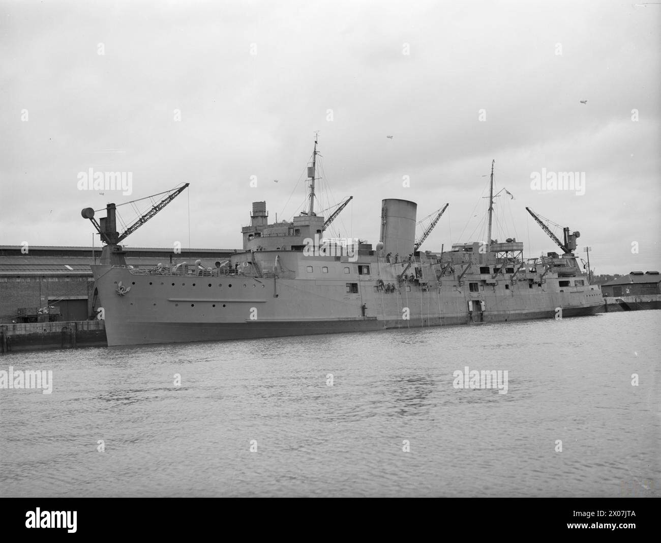 HMS INVICTA AND HMS DUKE OF WELLINGTON. 22 JULY 1942. - View of HMS ...