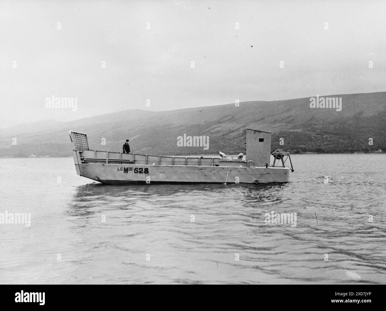 LANDING CRAFT TYPES. INVERARAY, SCOTLAND, OCTOBER 1942. - LCM (3 Stock ...