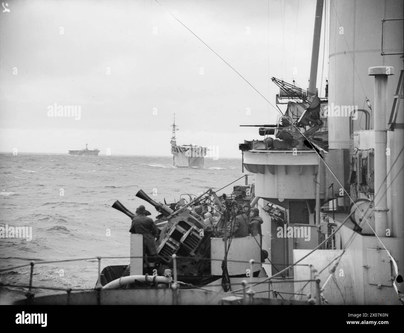 BRITISH CONVOY TO RUSSIA. 4 FEBRUARY TO 2 MARCH 1945. ON BOARD THE ...
