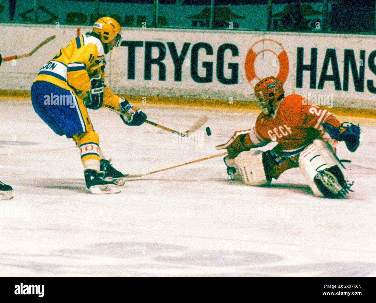 WORLD CHAMPIONSHIP IN ICE HOCKEY IN STOCKHOLM 1989.Sweden-Soviet,Kent ...