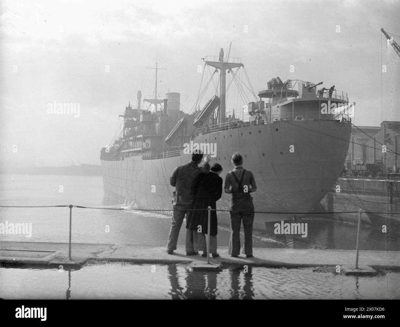 On 14–15 September 1943, the 12,000-ton cargo ship Empire Chieftain was ...