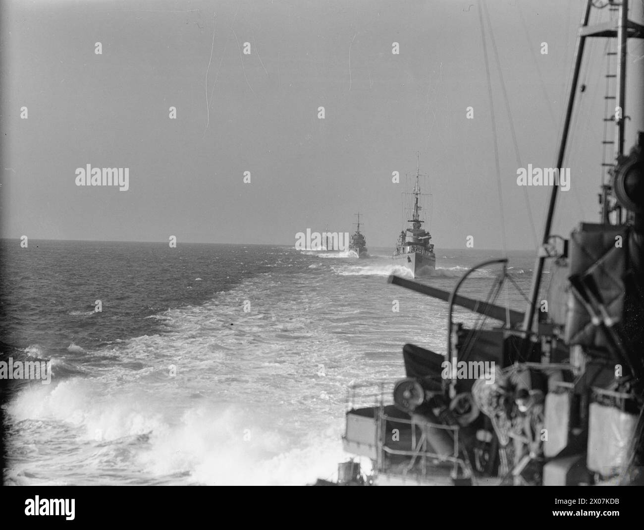 ON BOARD THE DESTROYER HMS COSSACK DURING TORPEDO AND ANTI-SUBMARINE ...
