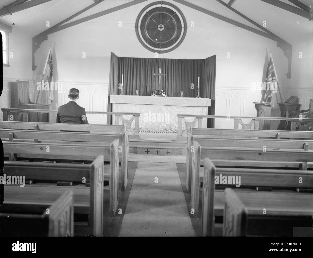 AT ROSYTH ROYAL NAVAL DOCKYARD, 11 AUGUST 1944. - The interior of the ...