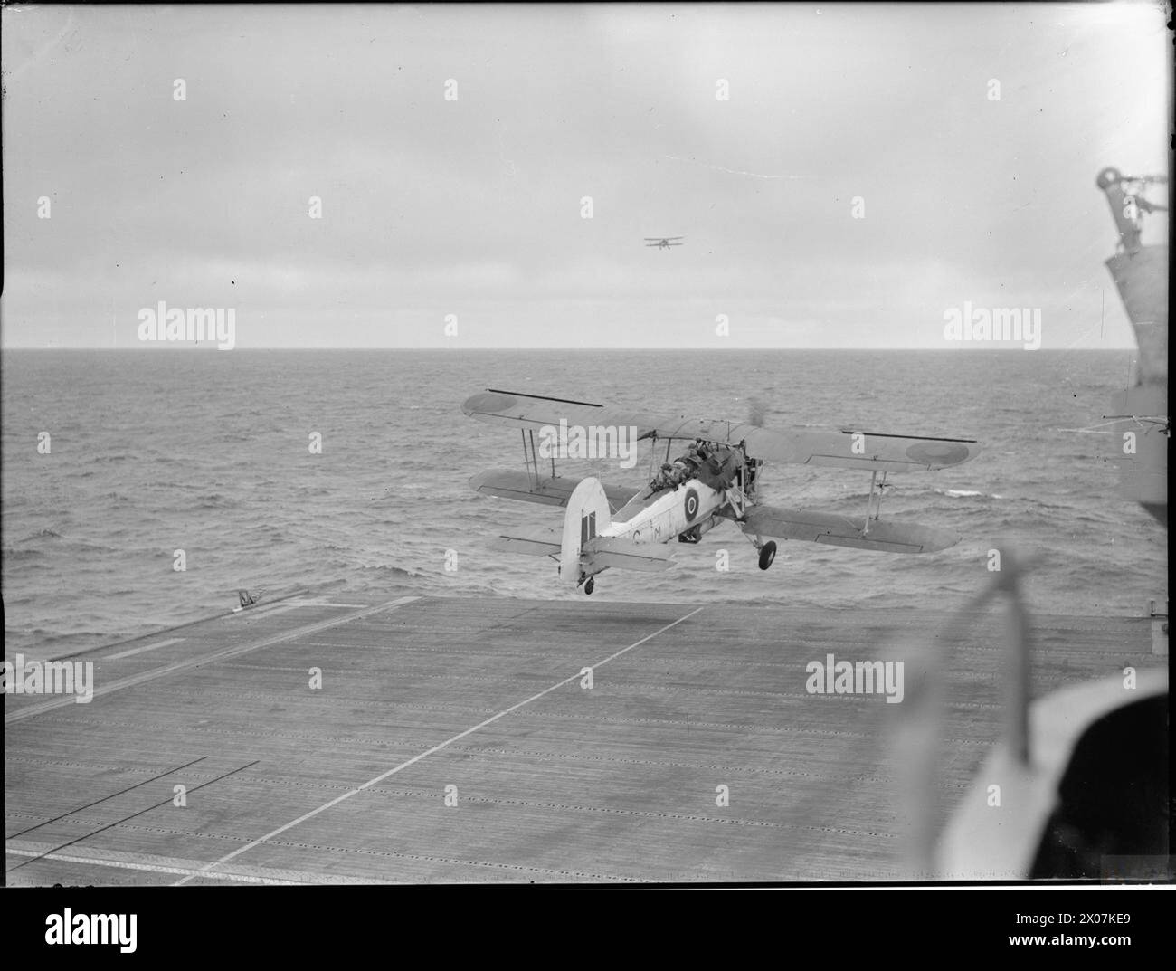THE ROYAL NAVY DURING THE SECOND WORLD WAR - A Fairey Swordfish of No ...