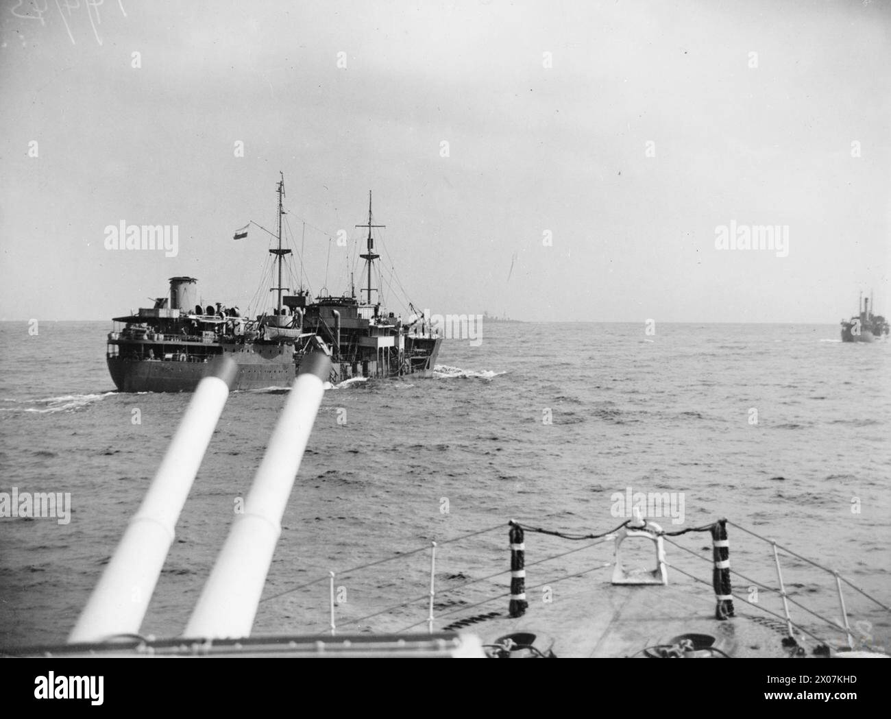 Ship being escorted in hi-res stock photography and images - Alamy