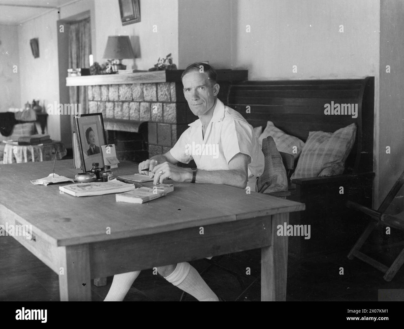 Petty Officer Palenthorpe, in charge of the Naval Rest Home at Freetown ...