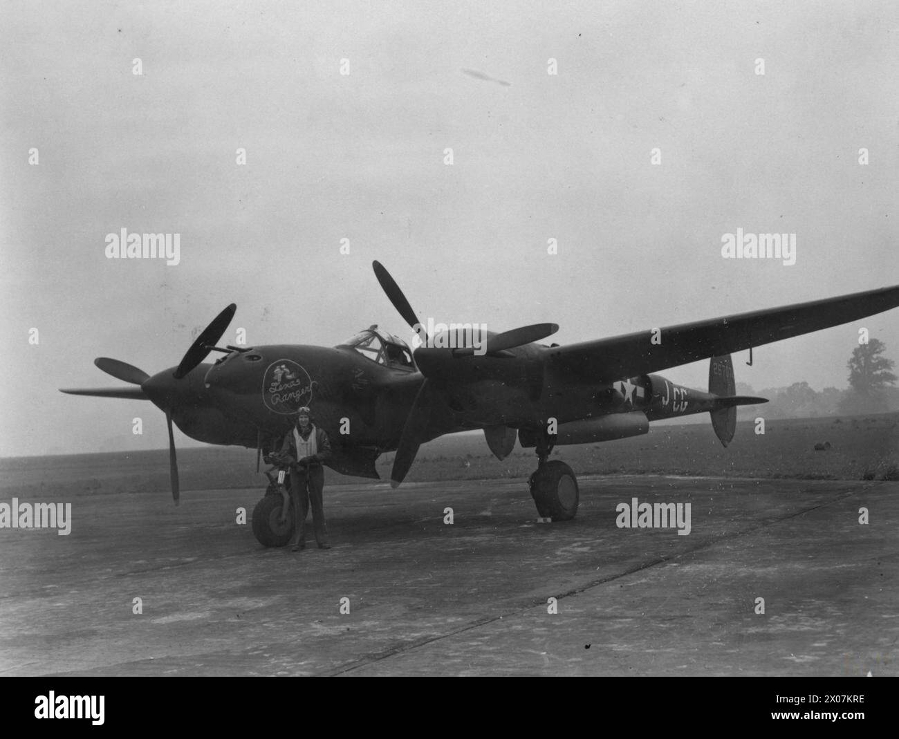 Lt. Col. Jack S. Jenkins of the 38th Fighter Squadron, 55th Fighter ...
