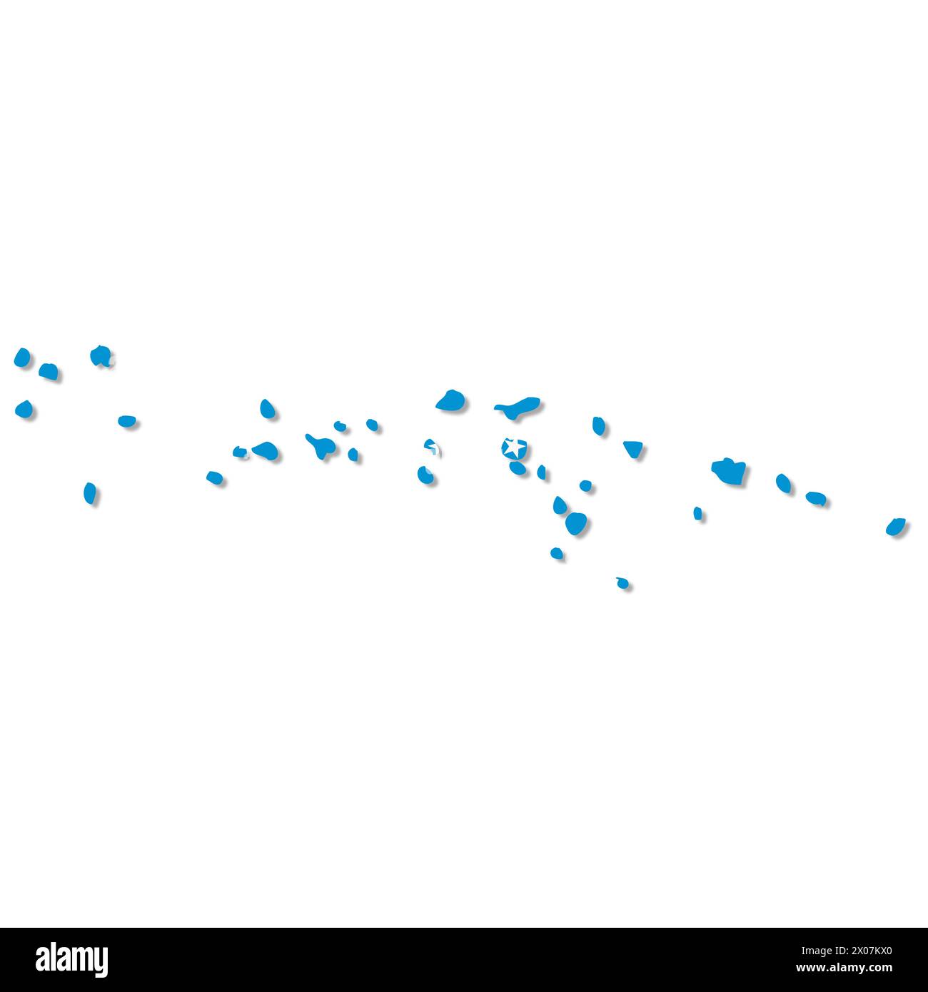 Micronesia map hi-res stock photography and images - Alamy