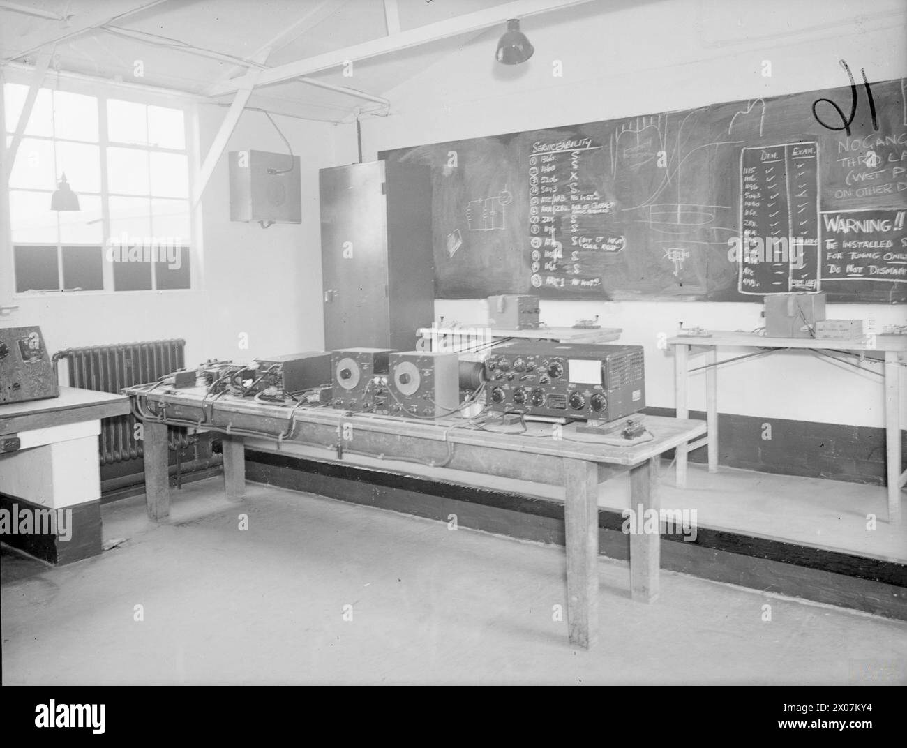 AT HMS ARIEL, ROYAL NAVAL AIR RADIO MECHANICS TRAINING ESTABLISHMENT ...