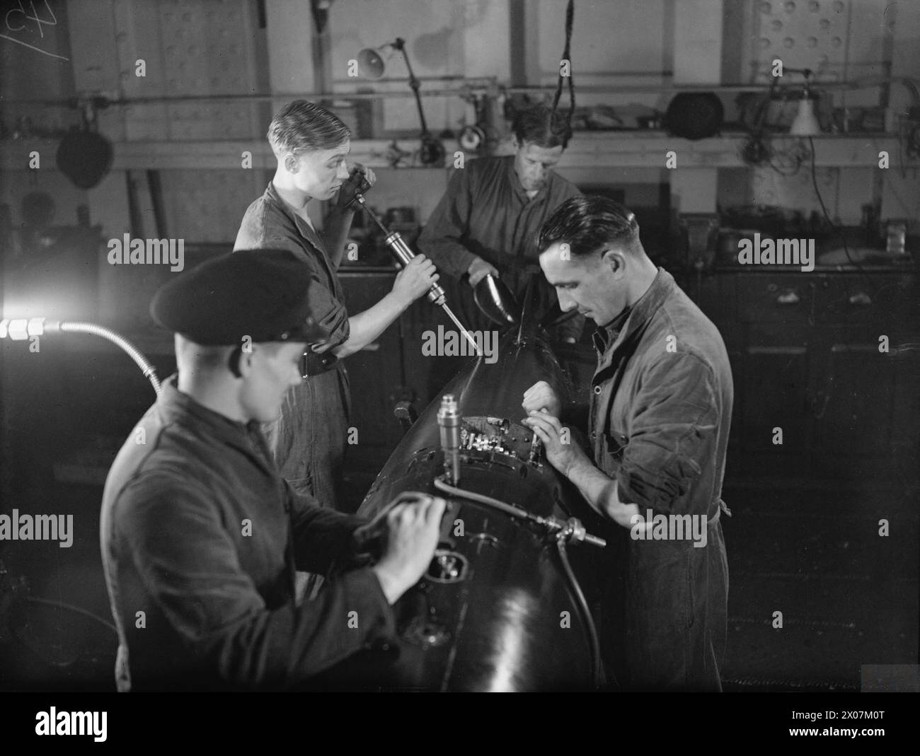 THE DAILY ROUTINE OF HMS TYNE, A DESTROYER DEPOT SHIP. FLEET ANCHORAGE ...
